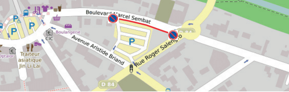 Stationnement Boulevard Marcel Sembat des véhicules des commerçants du ...